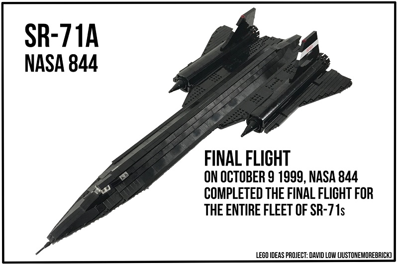 SR-71A Blackbird em LEGO